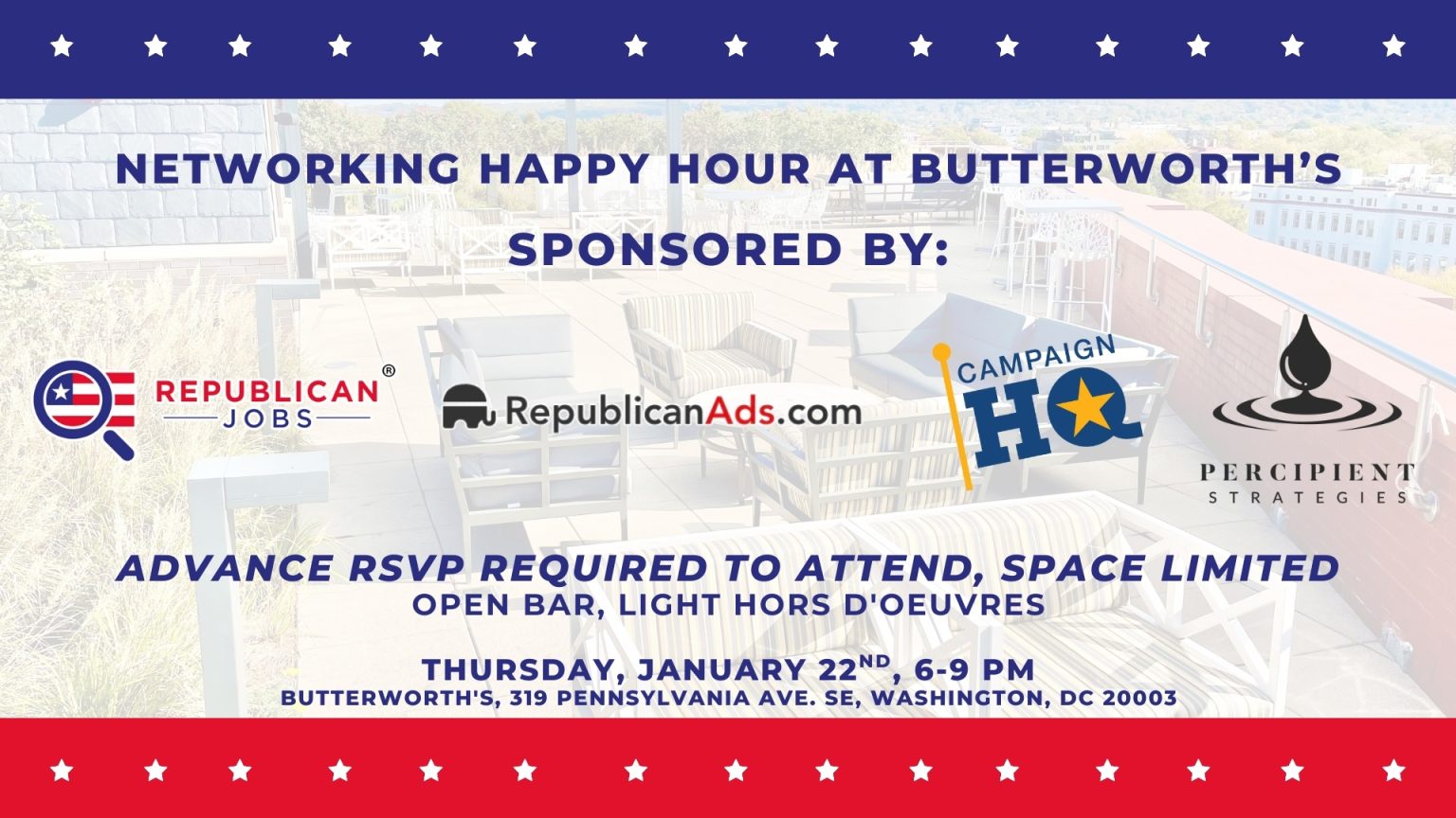 January Happy Hour - Republican Jobs – Headhunting: Political, Campaign ...